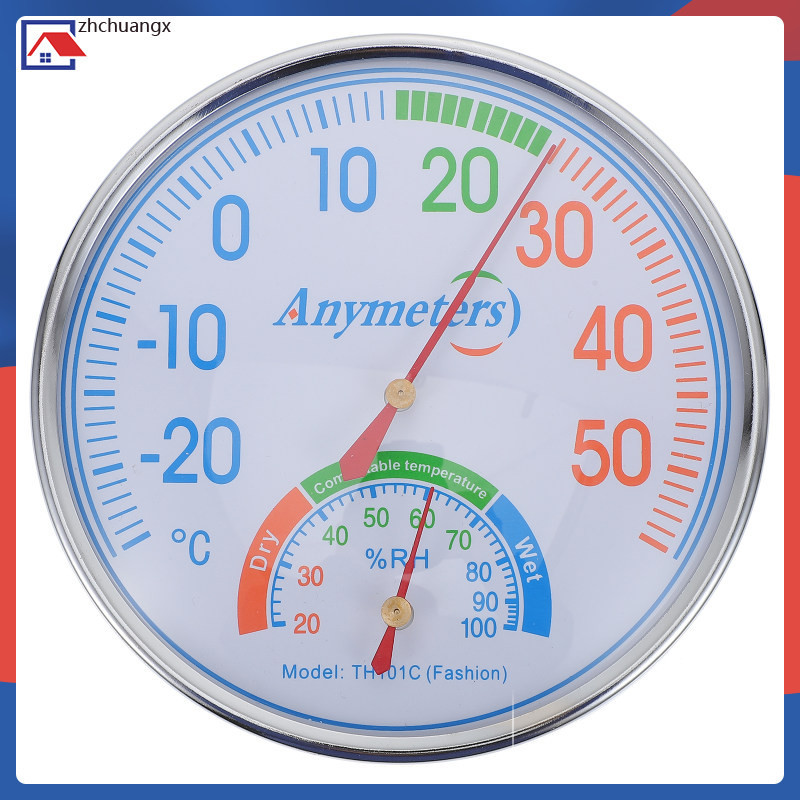 ห้องซาวน่า Hygrothermograph กลางแจ้งสําหรับ Patio เครื่องวัดอุณหภูมิ ...