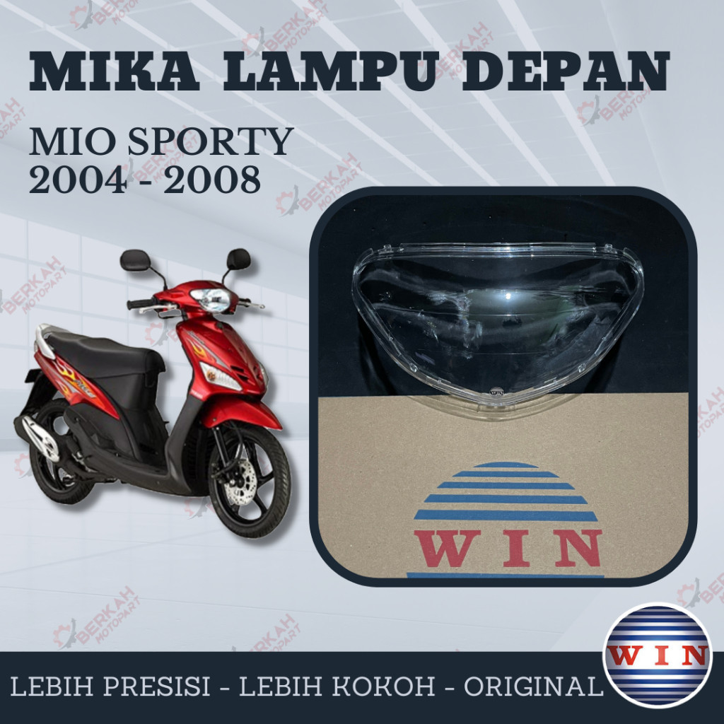 Win - ไฟหน้ากระจกไมก้า Yamaha Mio Sporty 2004 2005 2006 2007 5TL ...