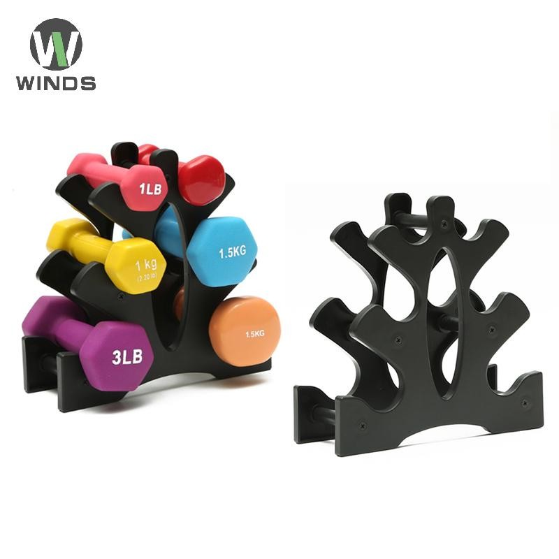 Ods 3 ชั้น Dumbbell Storage Rack Stand Home Office Gym Dumbell Weight ...