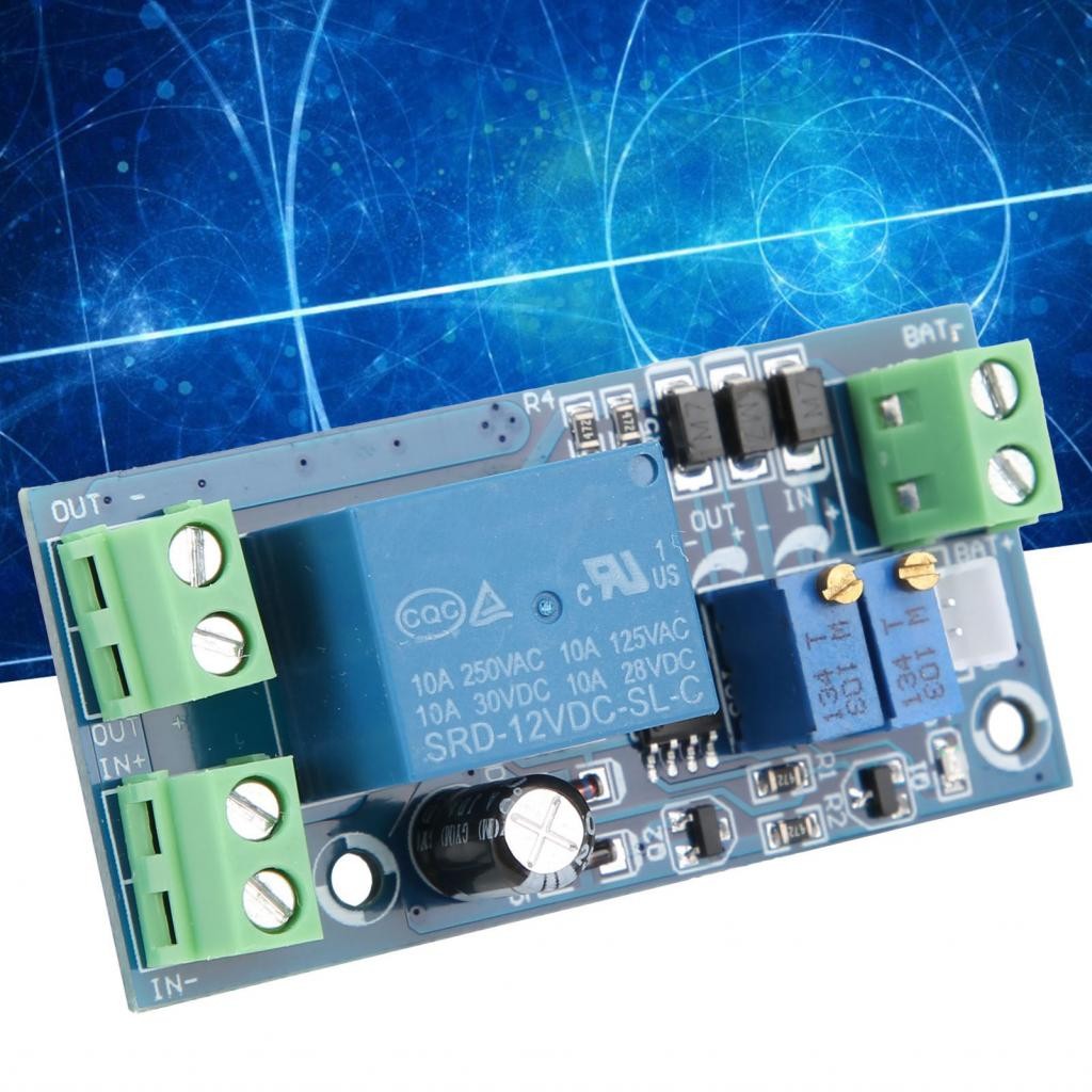 UNDERVOLTAGE SWITCH MODULE BATTED PROTECTOR BOARD DC12V สำหรับแบตเตอรี่ ...