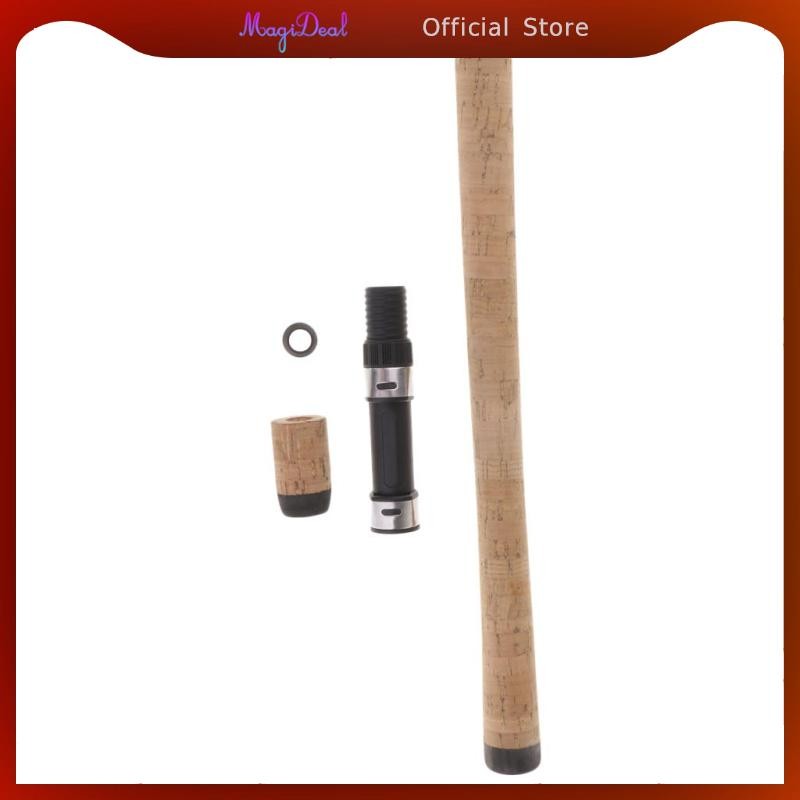 Magideal เลียนแบบ Cork Handle Split Handle Grip เบ็ดตกปลา Handle Rod 1 ...