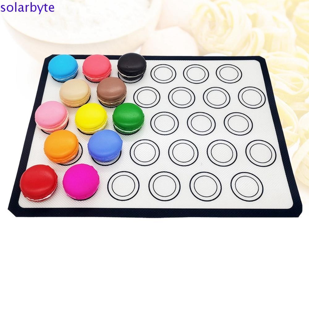 Solarbyte Mat ขนมปังแป้งเค้กเครื่องมือซิลิโคนไม่ติดแผ่นขนมครัว | Shopee Thailand