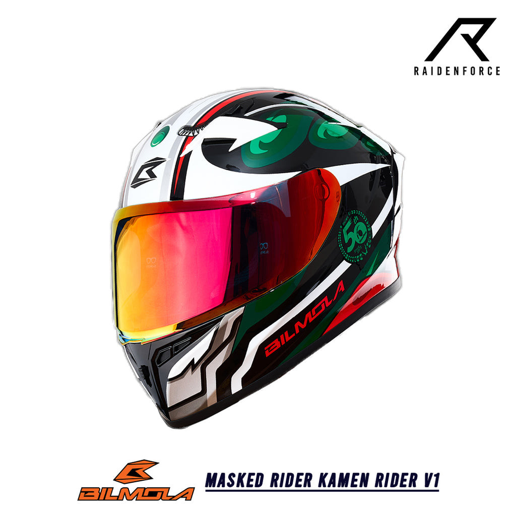 หมวกกันน็อค Bilmola MASKED RIDER V1 Kamen rider V1 | Shopee Thailand