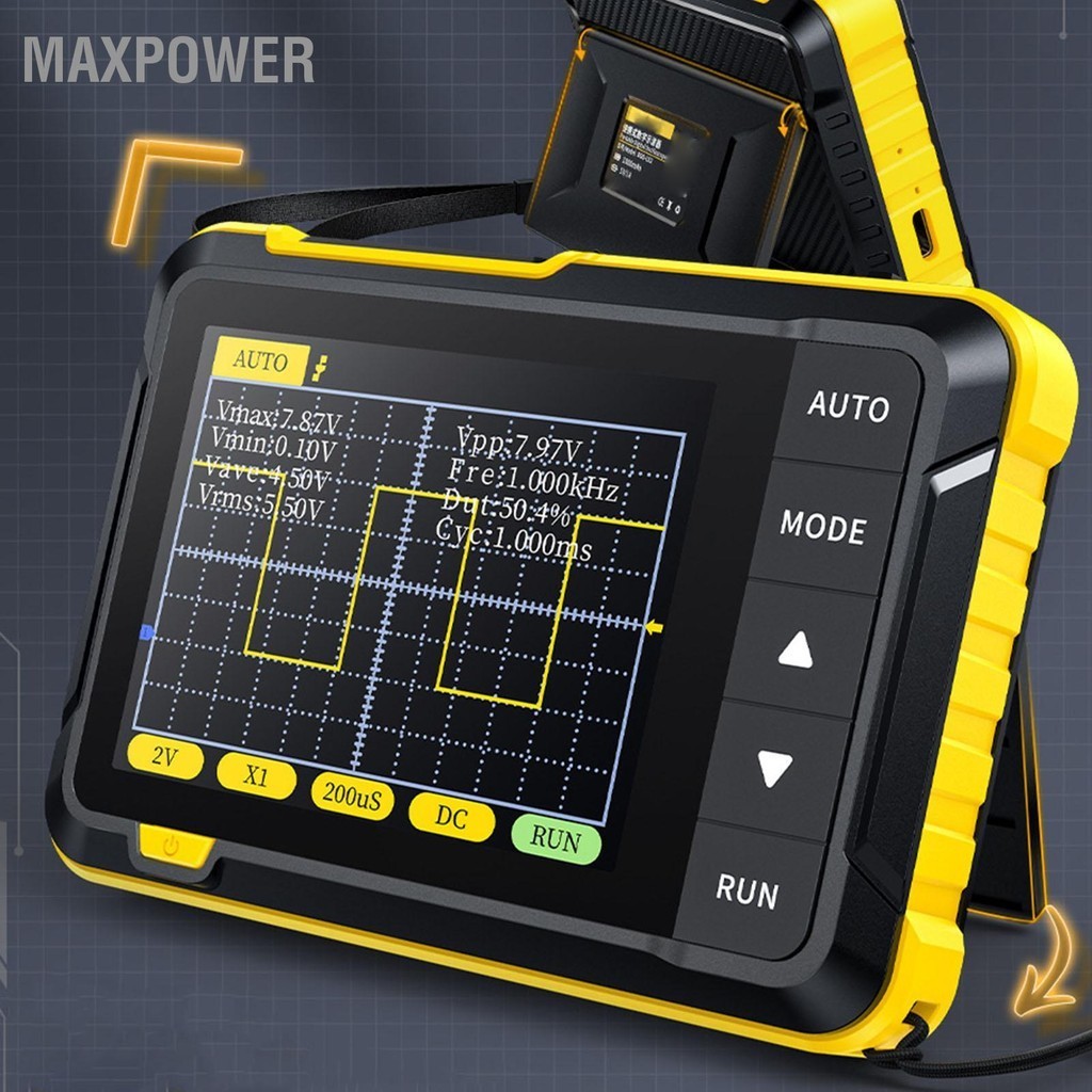 Maxpower Handheld Mini Oscilloscope ออสซิลโลสโคปดิจิตอลแบบพกพาสำหรับผู้ ...