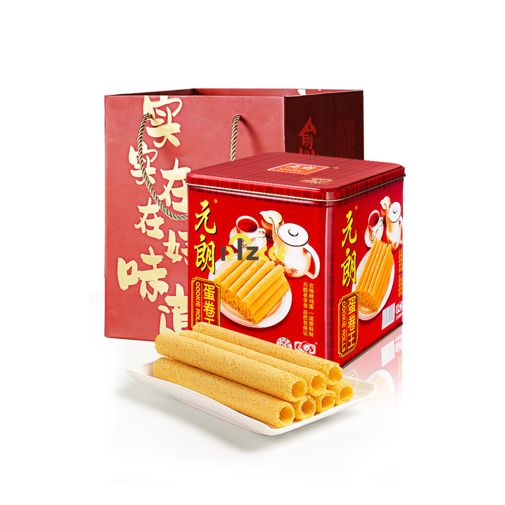 Zejun Yuen Long Egg Roll King 908g คุกกี ้ ม ้ วนไข ่ เทศกาลกลางฤดูใบไม ้ ร ่ วงกล ่ องของขวัญ ...