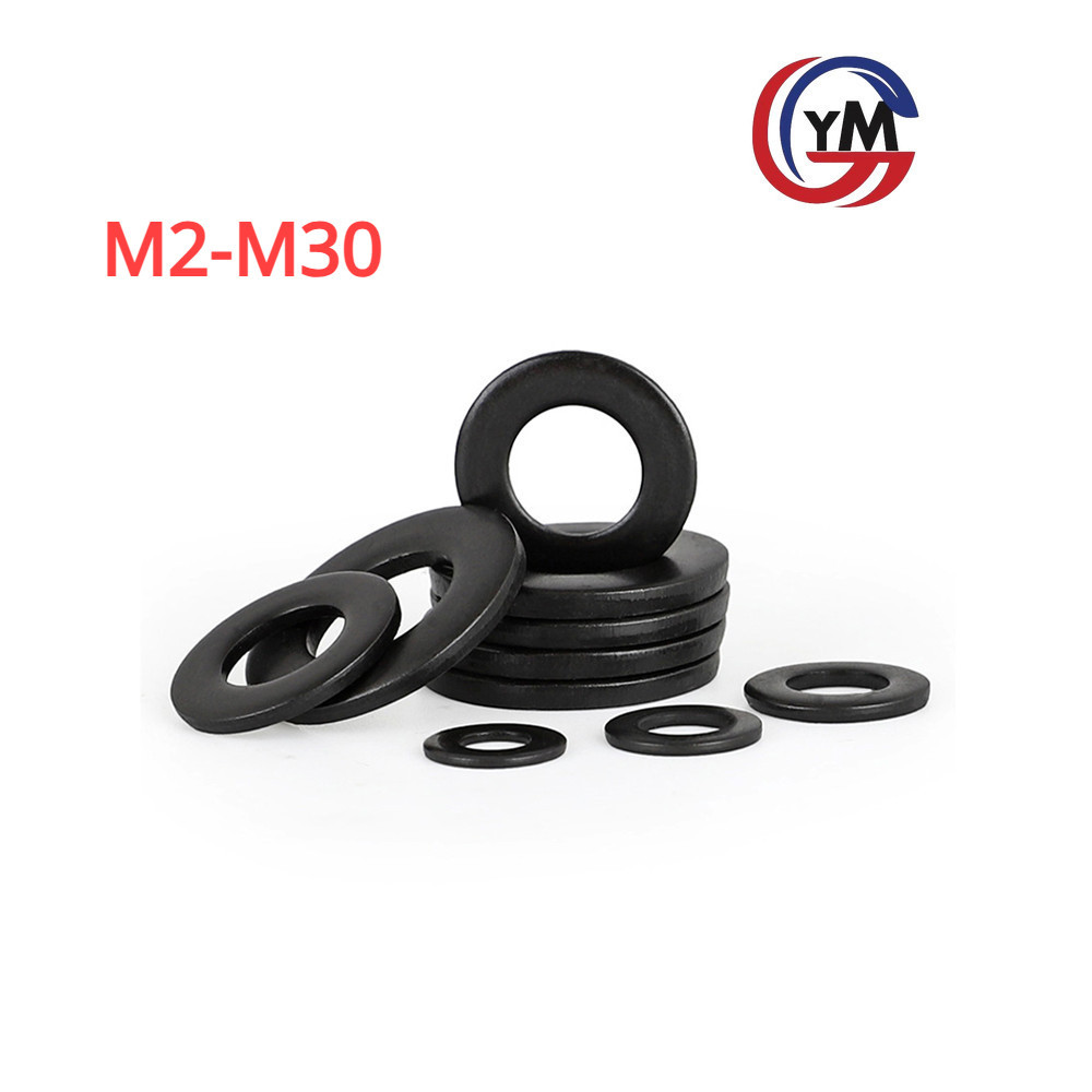 [YMH1] เกรด 8.8 แหวนอีแปะ แหวนรอง น็อตสกรู สีดํา M2-M30 / Flat Washer M2-M30 | Shopee Thailand
