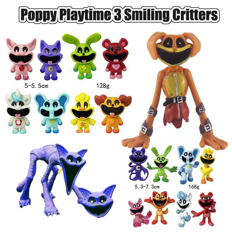 1/8pcs Poppy Playtime 3 ยิ้ม Critters CatNap ของเล่น DogDay Action ...