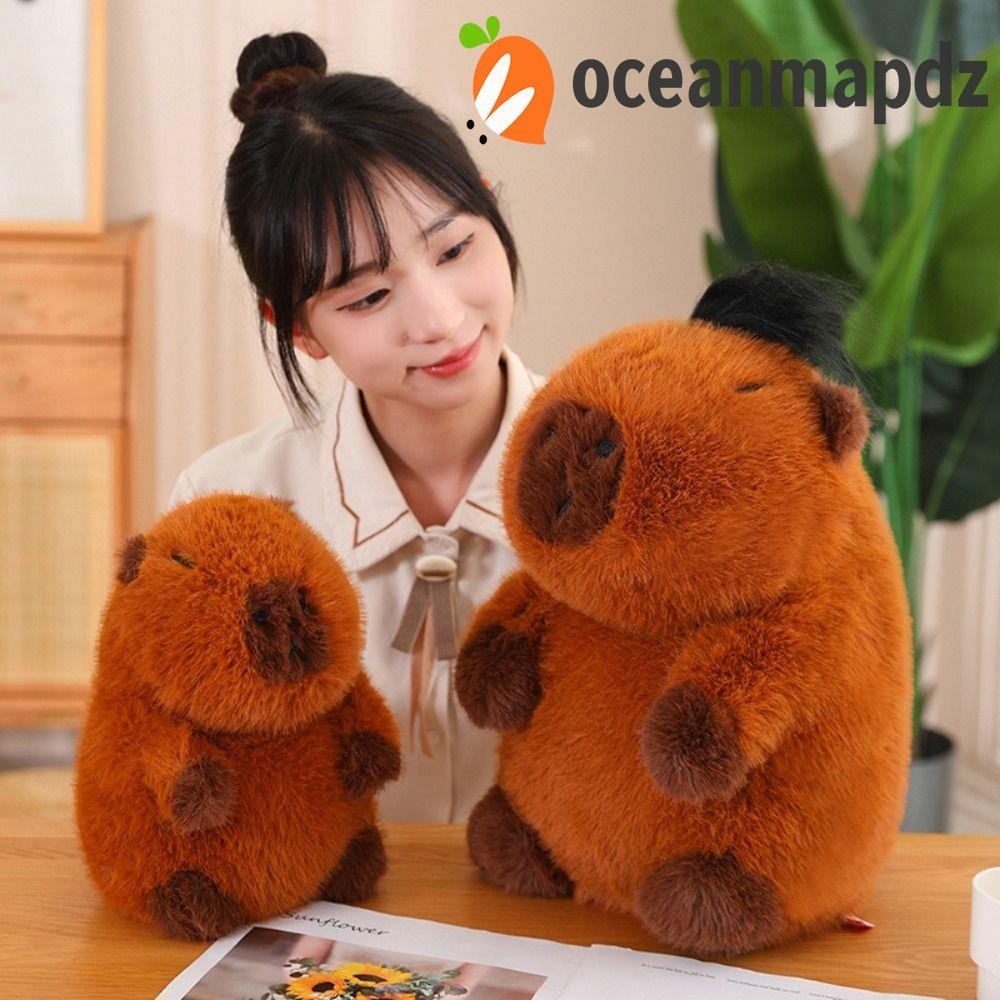 Oceanmapdz Capybara ตุ๊กตาตุ๊กตาผม, Capybara Rodent จําลอง Capybara ตุ๊กตาของเล่น, Capybara ...