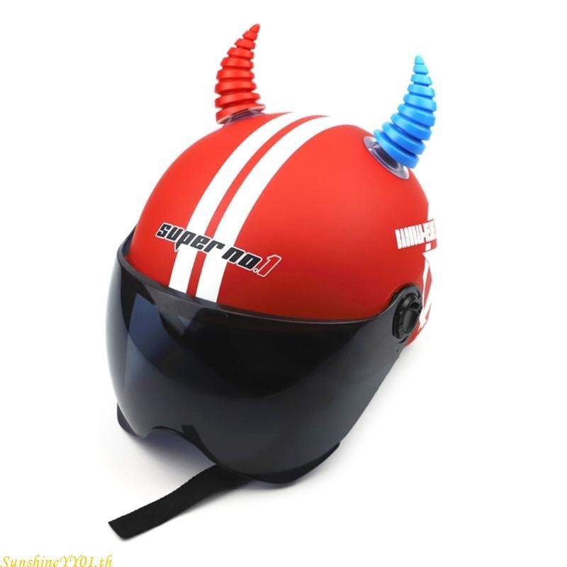 Sun Horn หมวกกันน ็ อคจักรยานไฟฟ ้ าสติกเกอร ์ ตกแต ่ งหมวกกันน ็ อคแตร ...