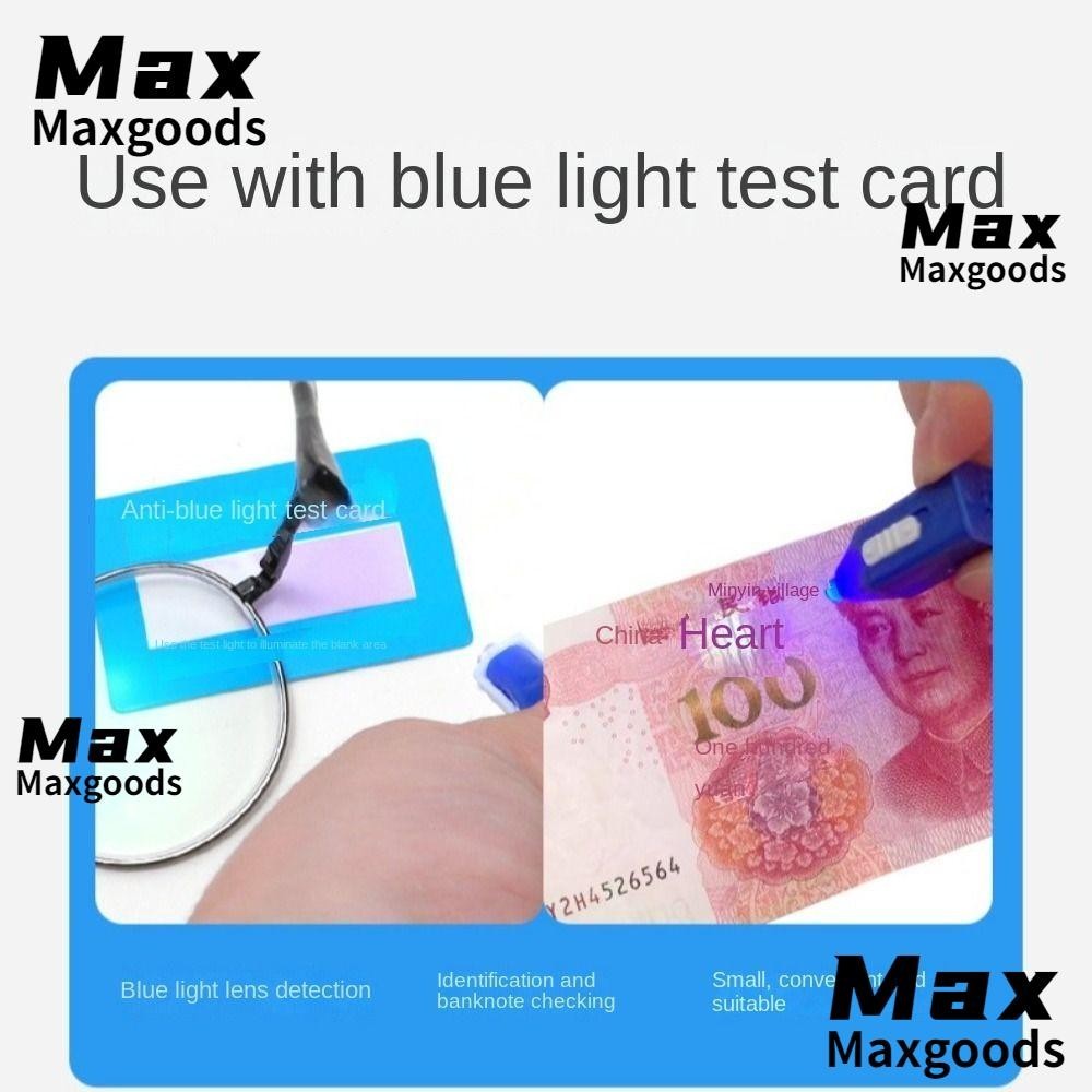 Maxg 10 ชิ ้ น/Set Anti-Blue Test Light, Blue Blocking Test แบบพกพาสีม ...