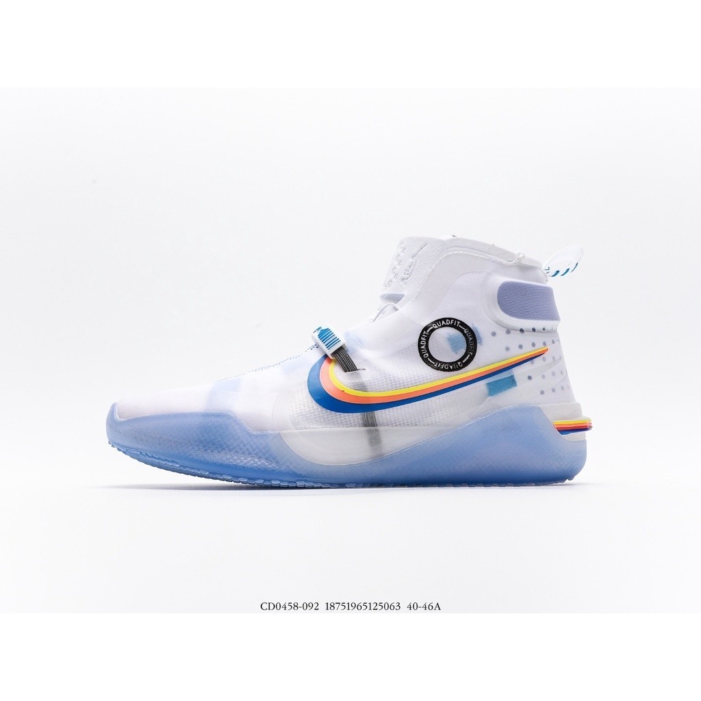 พร้อมส่ง รองเท้าบาสเก็ตบอล Kobe AD NXT FF ผู้ชาย สีขาว/น้ําเงิน ROUM ...
