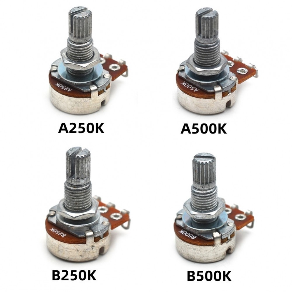 UNDIE⭐กีตาร์ Potentiometer A500K B500K กีตาร์ Volume Tone พลาสติก ...
