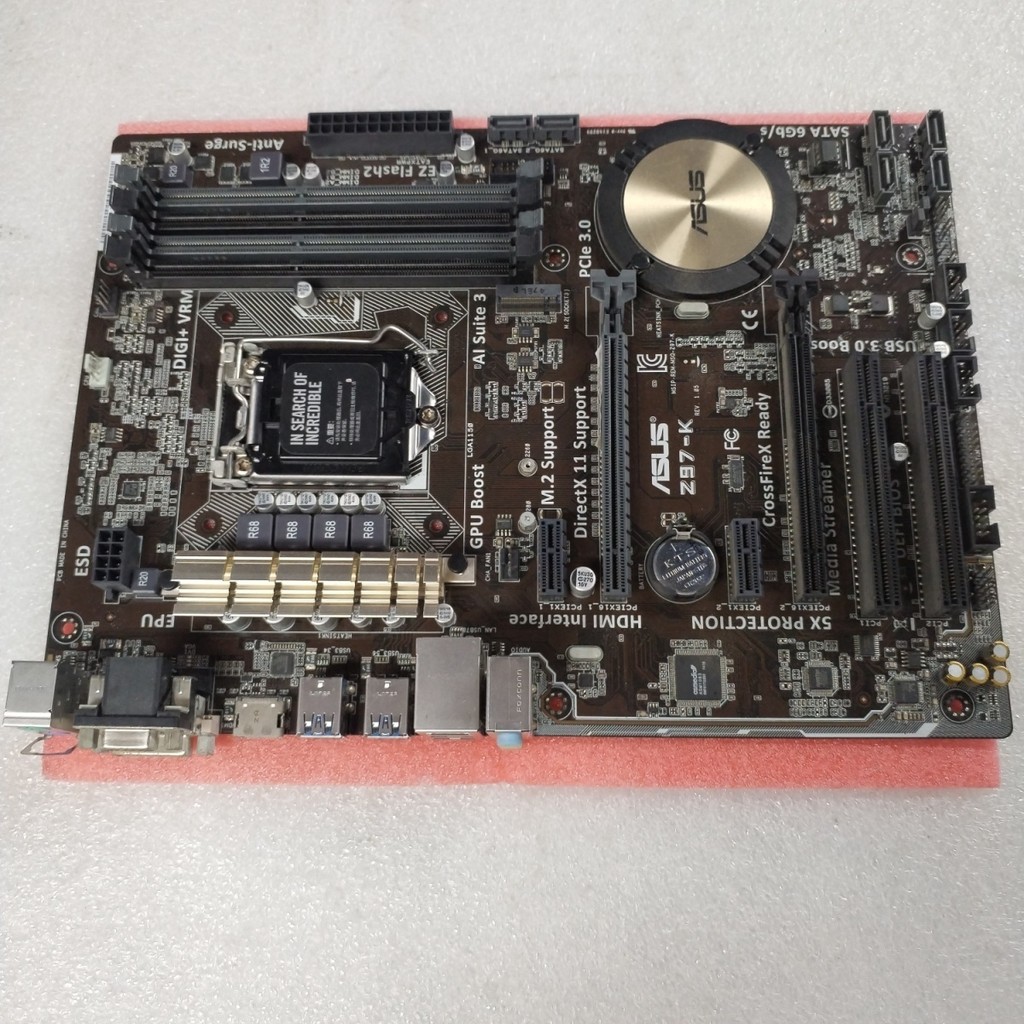 เมนบอร์ด ASUS Z97-K Z97 1150พิน DDR3รุ่น4ช่องหน่วยความจำคอมพิวเตอร์เดสก์ท็อปเมนบอร์ด | Shopee ...