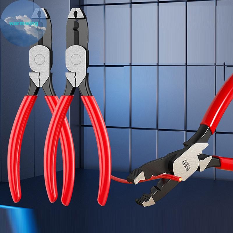 Warmwing Multi-Disassembly คีมกําจัดสนิม/กันลื่น/เสียหายไขควงตัดอย่างรวดเร็วและตัด Crimping Wire ...