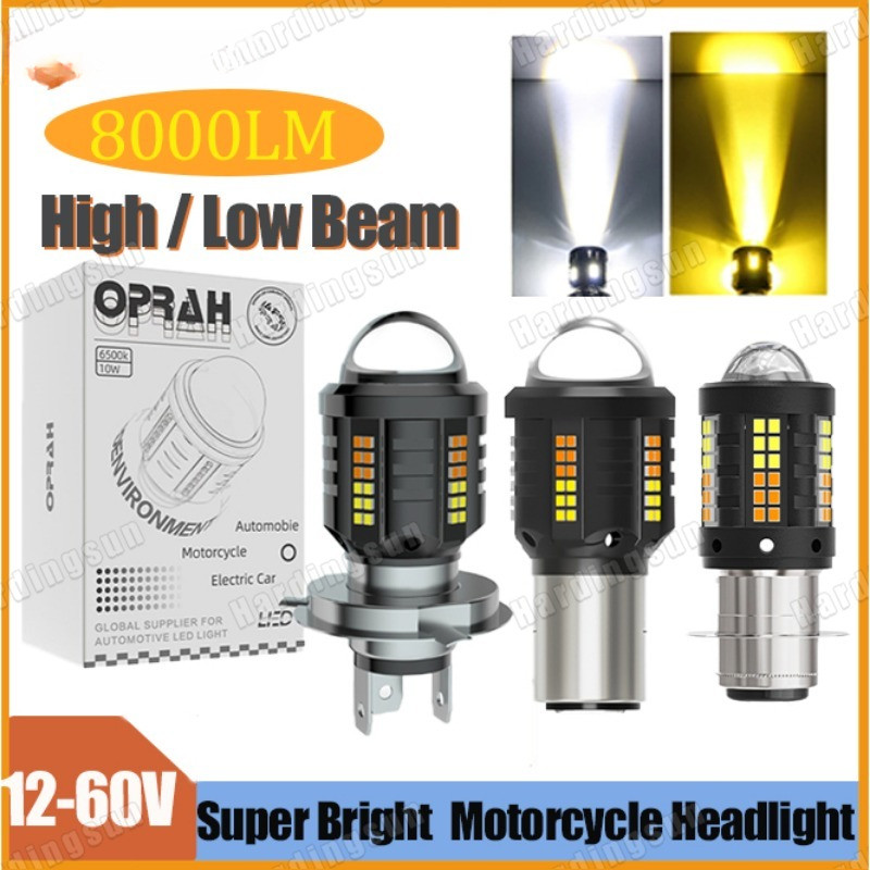 1 PC Super Bright รถจักรยานยนต์ LED ไฟหน้า T19 P15D H4 H6 BA20D หลอดไฟ ...