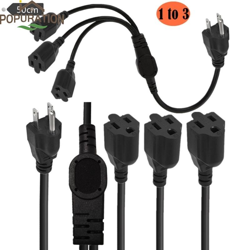 Pop 2 3 Way Splitter สายไฟสะดวก 2 3 Outlet Power Splitter สําหรับแล็ปท็ ...