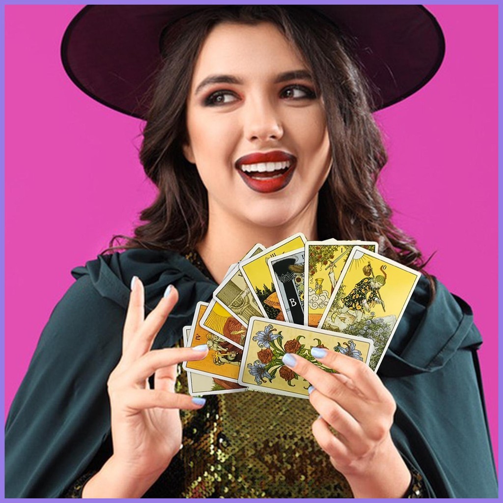 ของใช้ส่วนตัว Tarot Deck แบบพกพา Inspiration Full-English Version การ์ด ...