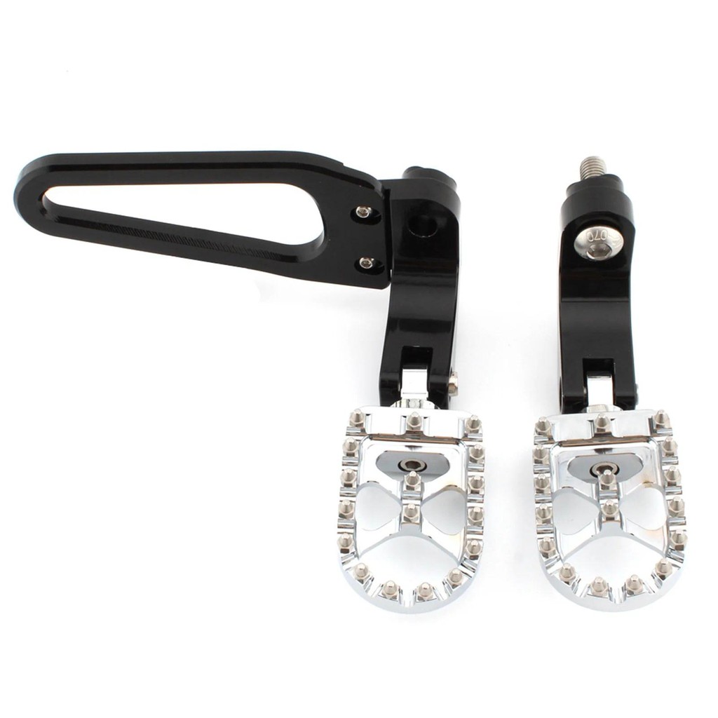 รถจักรยานยนต์ด้านหลัง Footrests Mount Foot Rests Pad Bracket สําหรับ ...