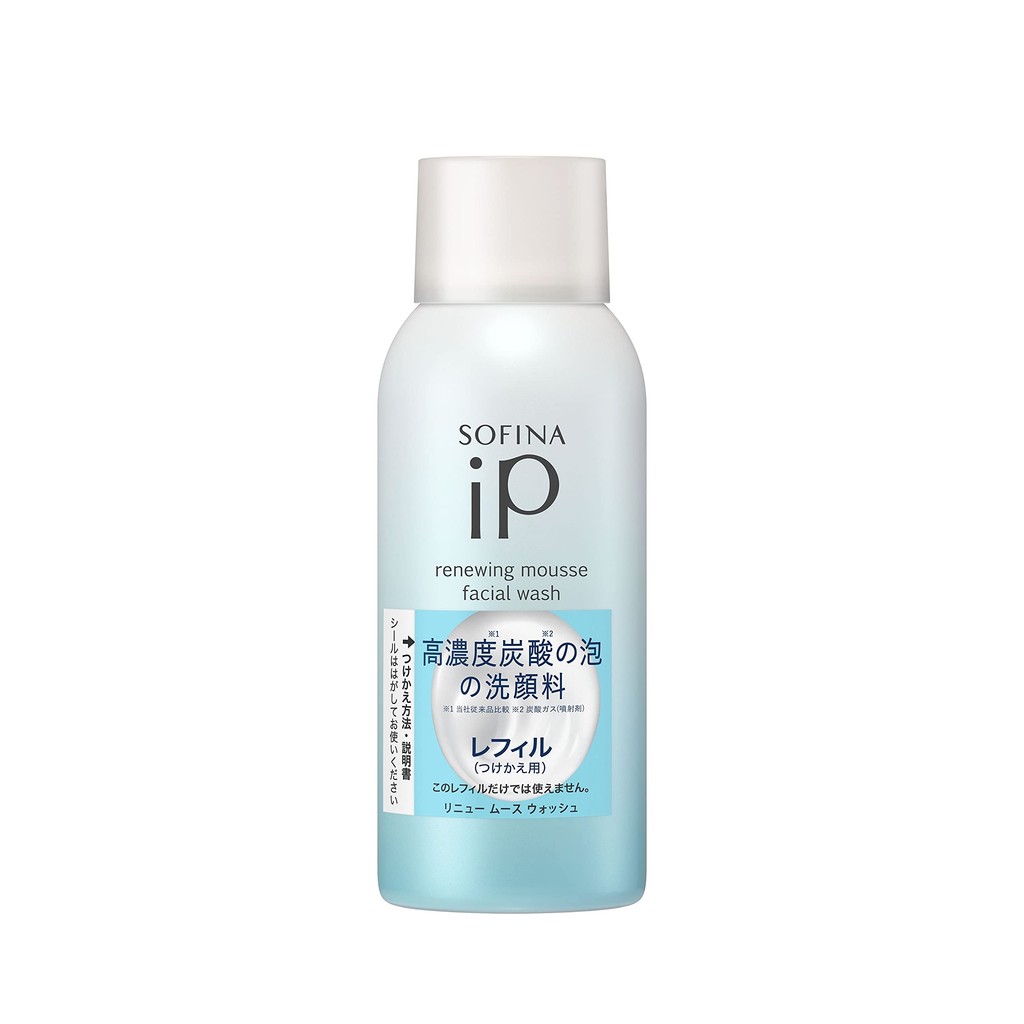 Sofina iP Renew Mousse Wash [Carbonated Facial Cleanser] Refill 200g Japanese Package Direct ...