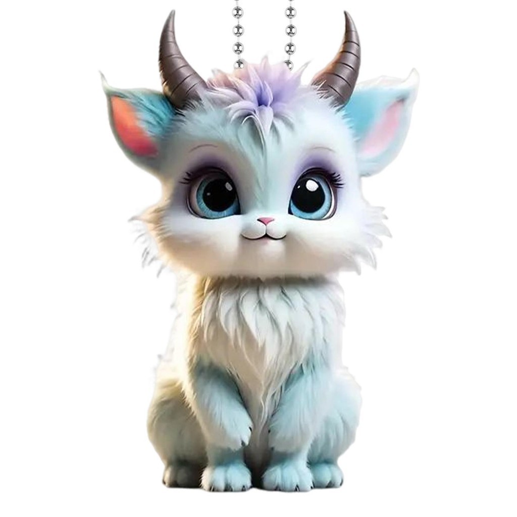 ภายในรถแขวนเครื ่ องประดับ Blue Cat 2D อะคริลิค Auto จี ้ เครื ่ อง ...
