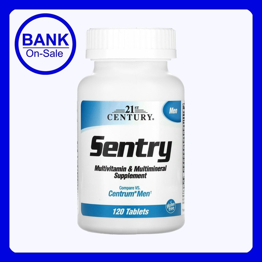 21st Century Sentry Men Multivitamin & Multimineral Supplement, 120 ...