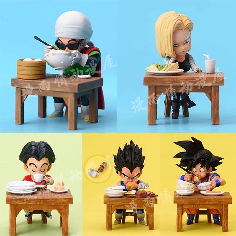 Dragon Ball A Bowl of Good Rice Dry Fan Man Son Goku Gohan Vegeta Klein ...