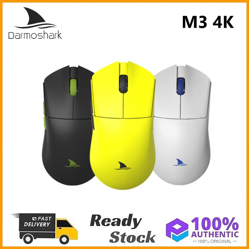 Original Darmoshark M3 4K Bluetooth Esports ไร้สาย PAW3395 เซ็นเซอร์เมาส์สําหรับเล่นเกมน้ําหนัก ...