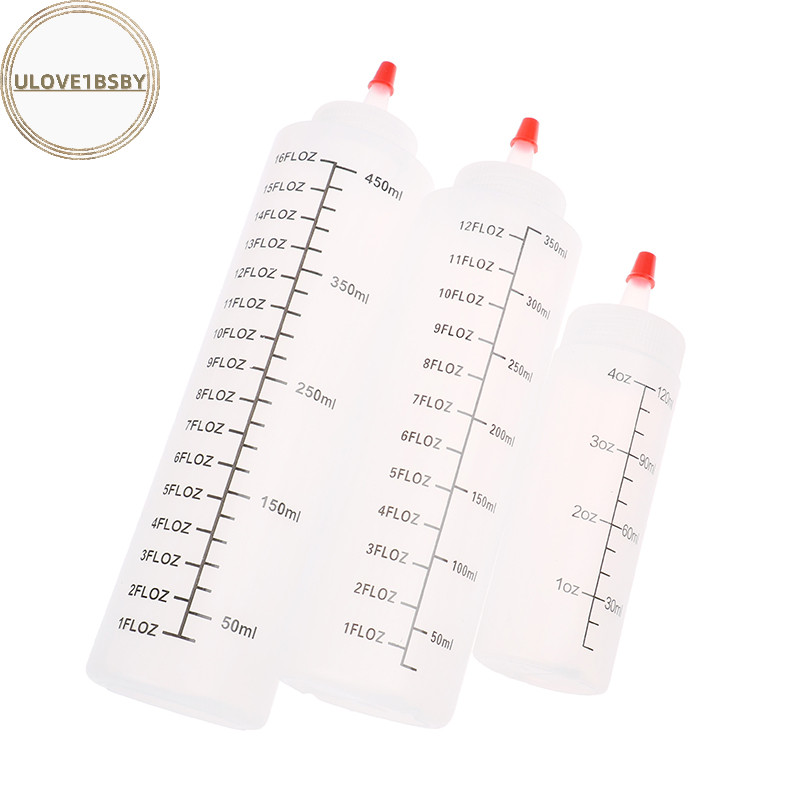 Ulove1bsby 120/350/450ml พลาสติก-จมูกขนาดขวดบีบป้องกันการรั่วสําหรับห้องครัว TH | Shopee Thailand