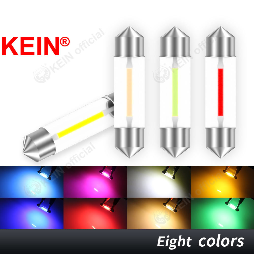 Kein 2PCS 8 สี 24V รถบรรทุก Led รถ Festoon เพดานโดม 28 มม.31 มม.36 มม.39 มม.41 มม.C5W C10W C3W ...