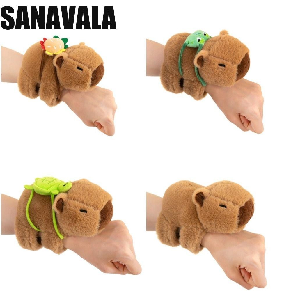 Sanavala Slap Bracelet Series, Capybara Rodent Pink Capybara Plush Doll ...