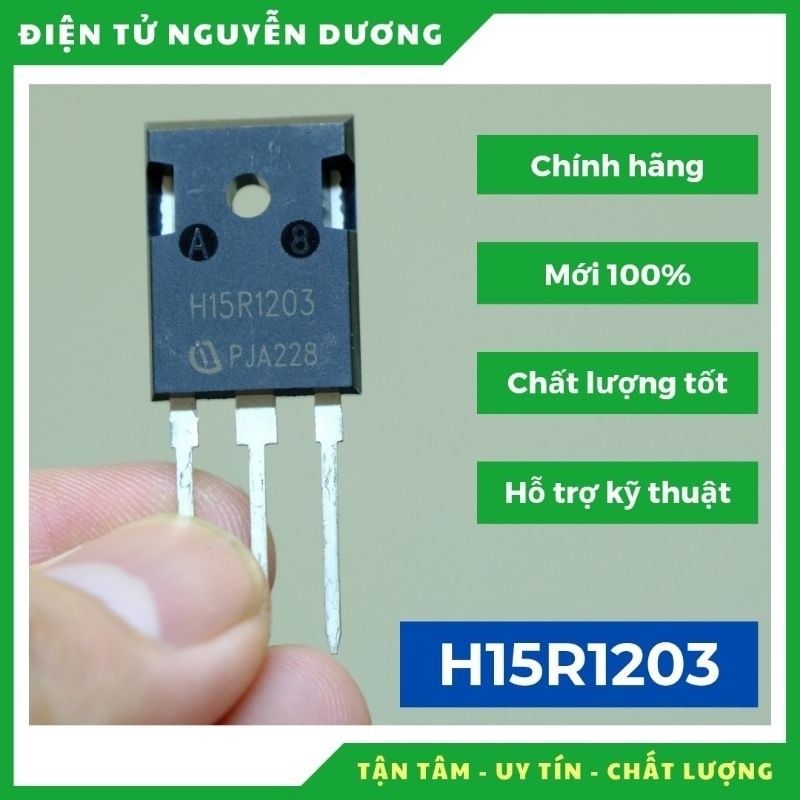 IGBT H15R1203 15A 1200V ใหม่เอี่ยม ของแท้ คุณภาพดี ได้รับการรับรอง ...