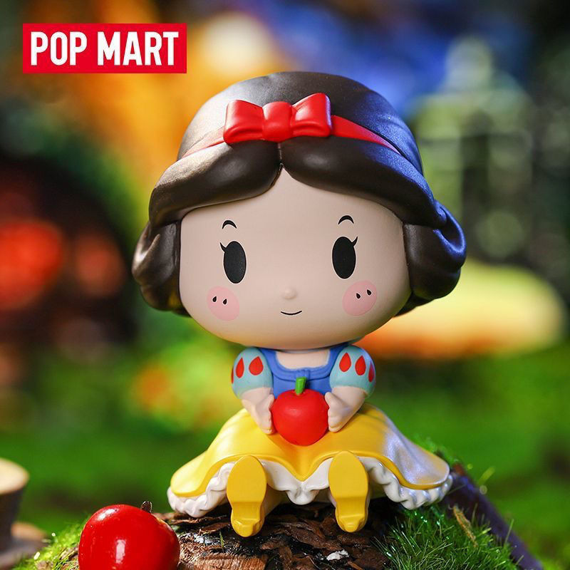 ของแท ้ popmart popmart Disney Princess Mystery Box นั ่ ง Family ...
