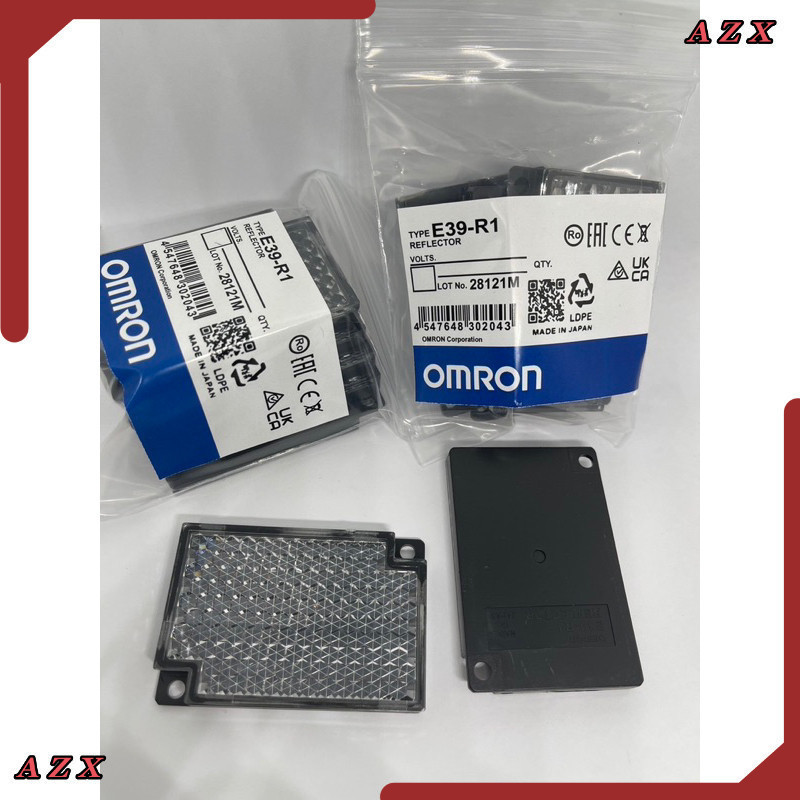 E39-R1 รีเฟล็กเตอร์ OMRON E39-R1 E39-R1S Reflector for Sensor แผ่นสะท้อนแสงสำหรับเซนเซอร์ตรวจจับ ...