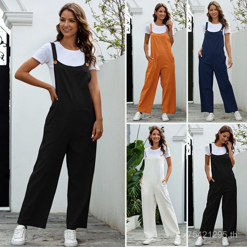 Xi 1536 Casual Amazon 2021 Overalls ผู ้ หญิง Nuo Cross-Border ยุโรป ...