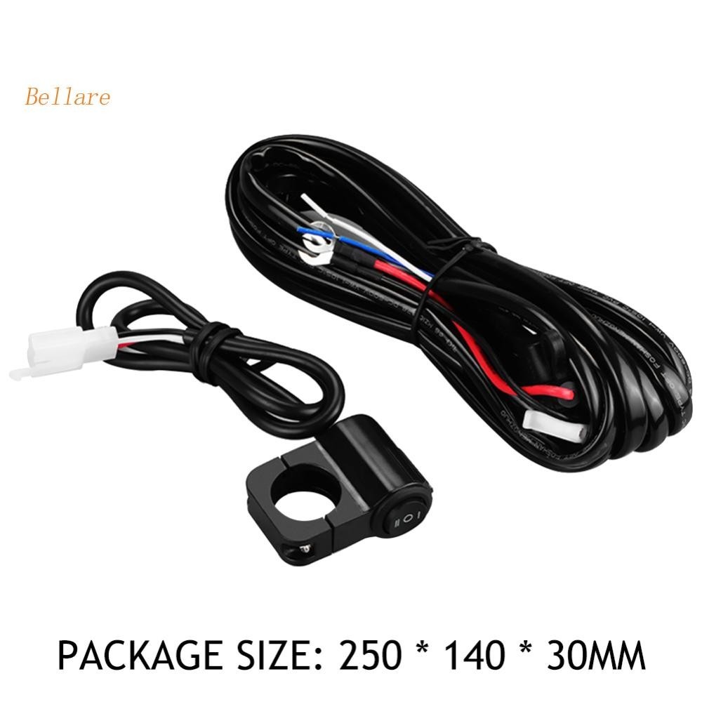 รถจักรยานยนต์ LED ไฟตัดหมอกสายไฟ 3 สายรถจักรยานยนต์ LED Light Control ...