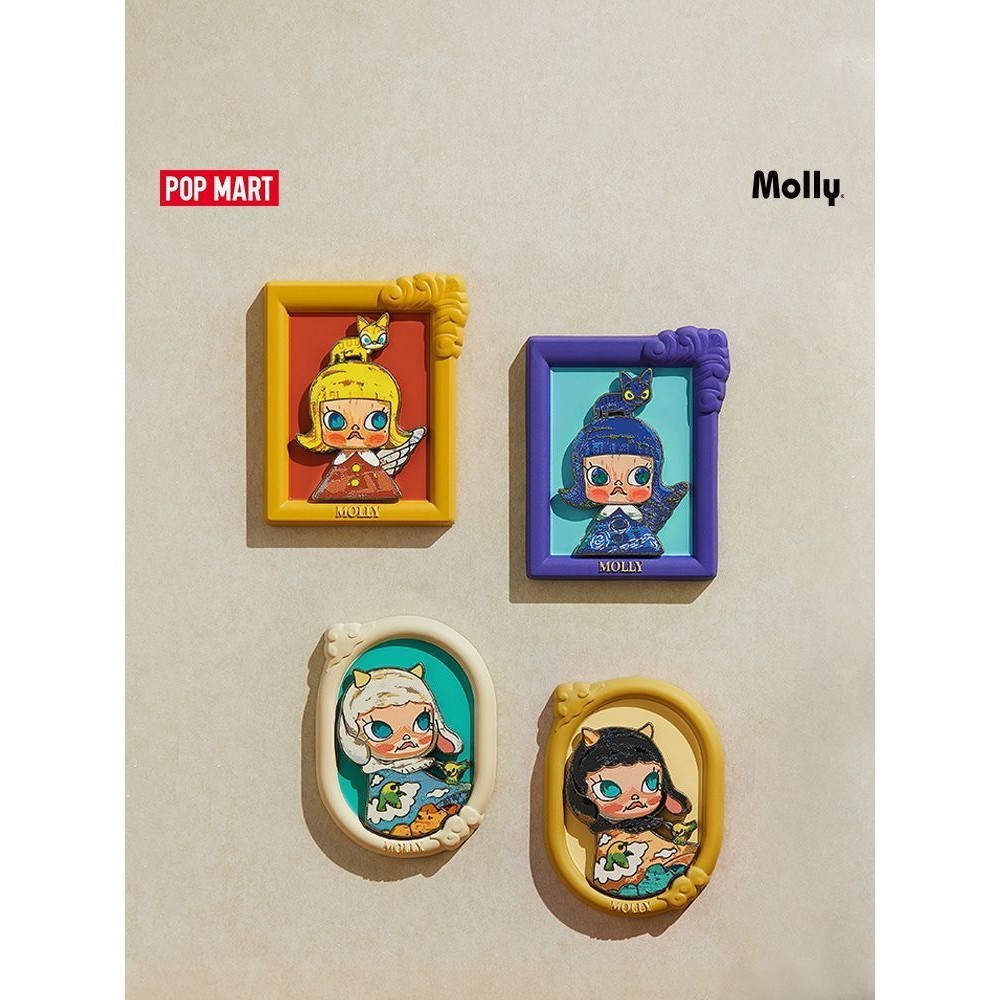 Popmart POPMART MOLLY Anniversary Sculpture Classic Return 2 Series ...