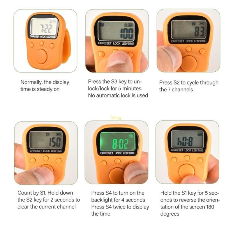 Bt Point Marker Counter หน้าจอ LCD Electronic Digital Tally Counter ...
