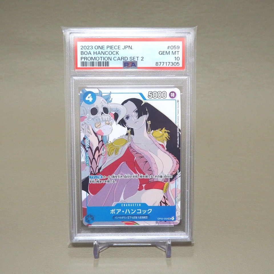 One Piece Card PSA10 Boa Hancock OP02-059 UC Promo 2023 Japanese PS314 | Shopee Thailand