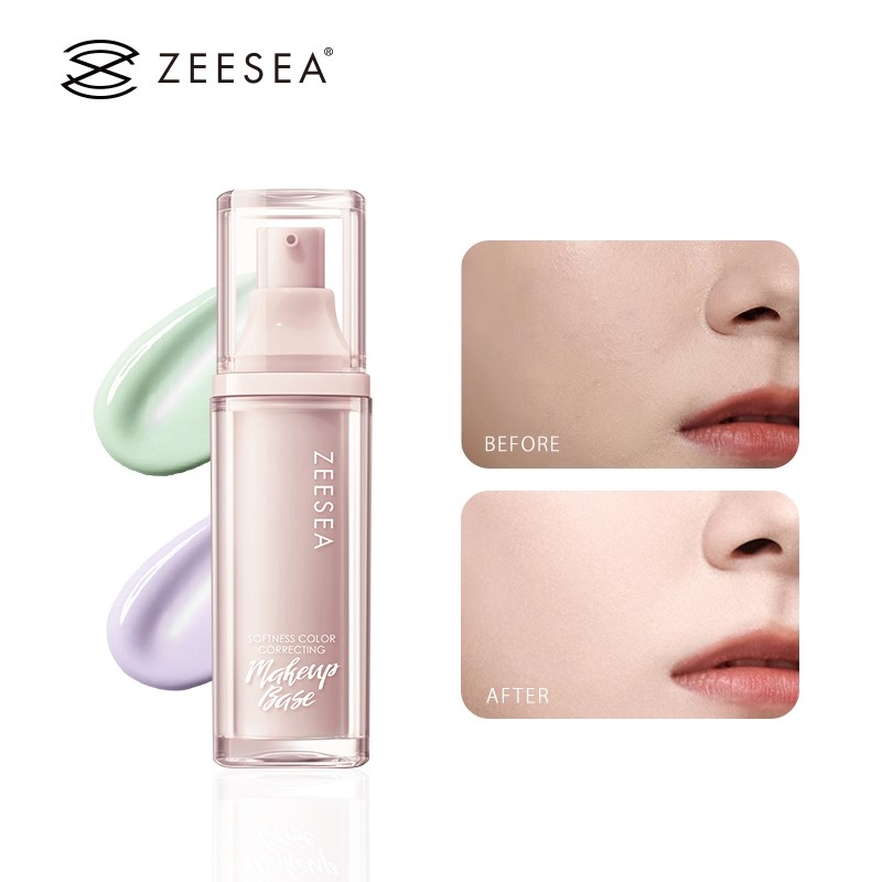 Zeesea Color Change Face Primer Color Correcting Makeup Base Primer (30g) Moisturizing Hydrating ...