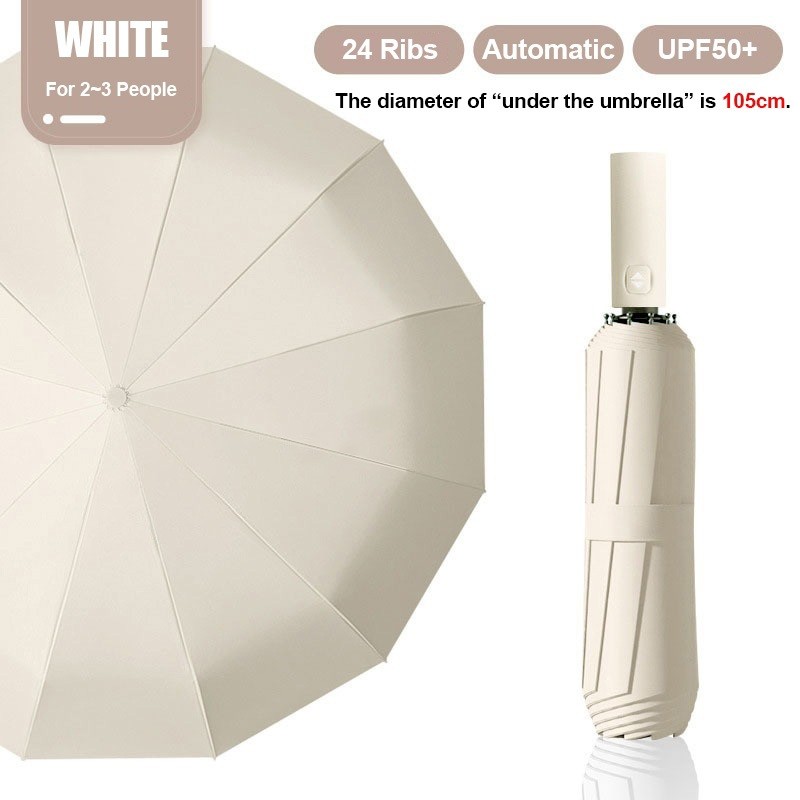 ร่มอัตโนมัติ กันฝนกันแดดกันUV พกพาสะดวก Automatic ร่ม UPF50+ 23นิ้ว ร่มพับลม เส้นผ่าศูนย์กลาง ...