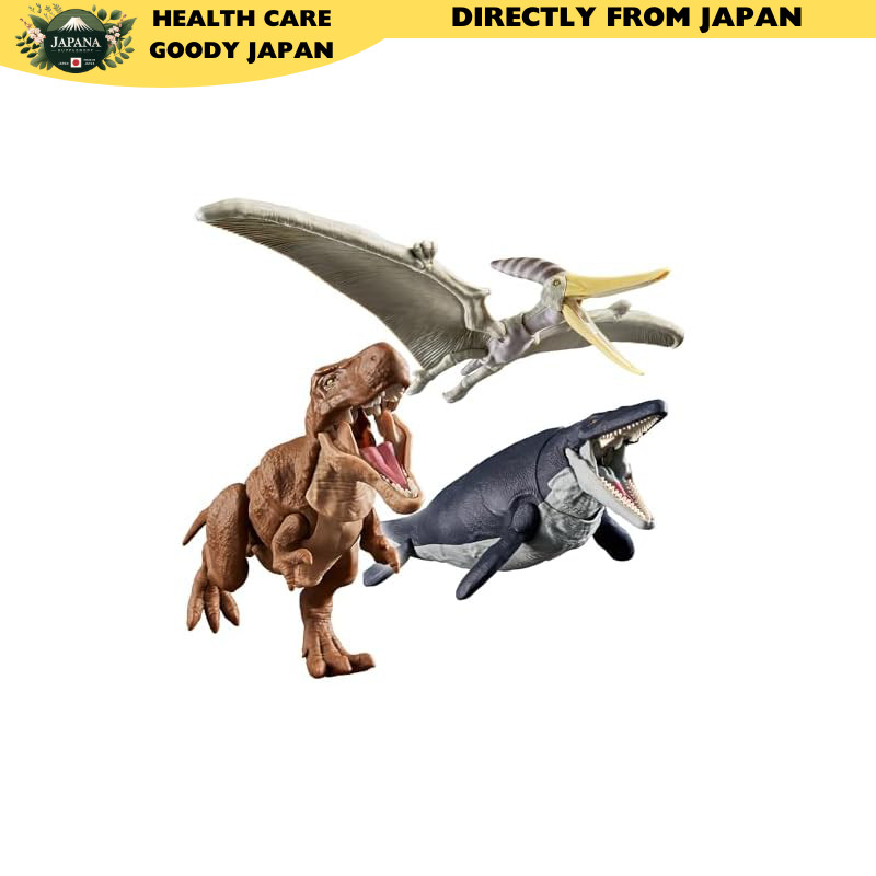 BANDAI SPIRITS Planosaurus Land, Sea, and Air Dinosaur Set Colored ...
