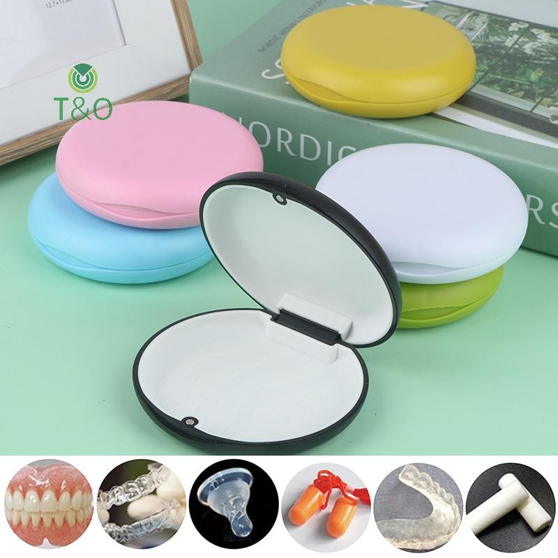 T&o จัดฟันฟันปลอม Retainer กล่องเก็บฟันเคี้ยว Aligners Oral Hygiene ...