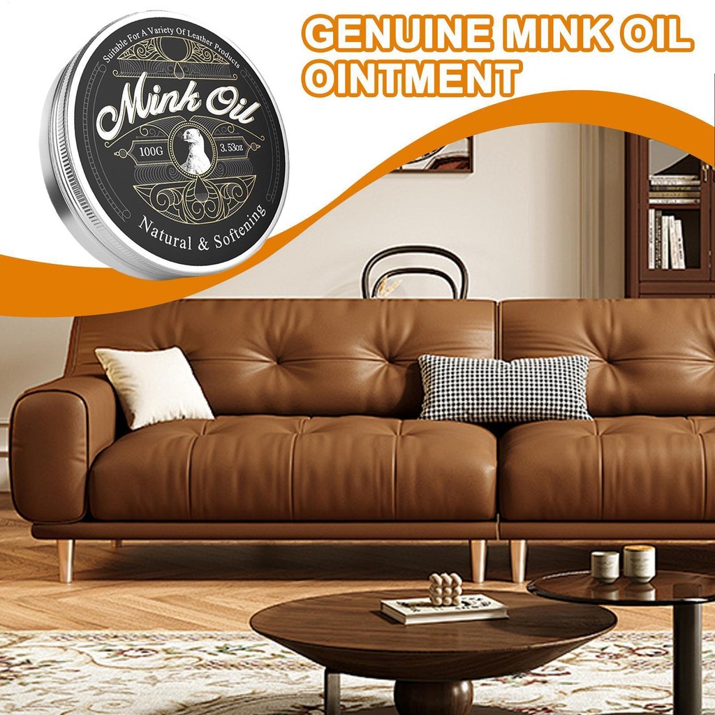 Mink Oil สําหรับรองเท้าหนัง Leather Care Mink Oil Conditioner 100g All ...