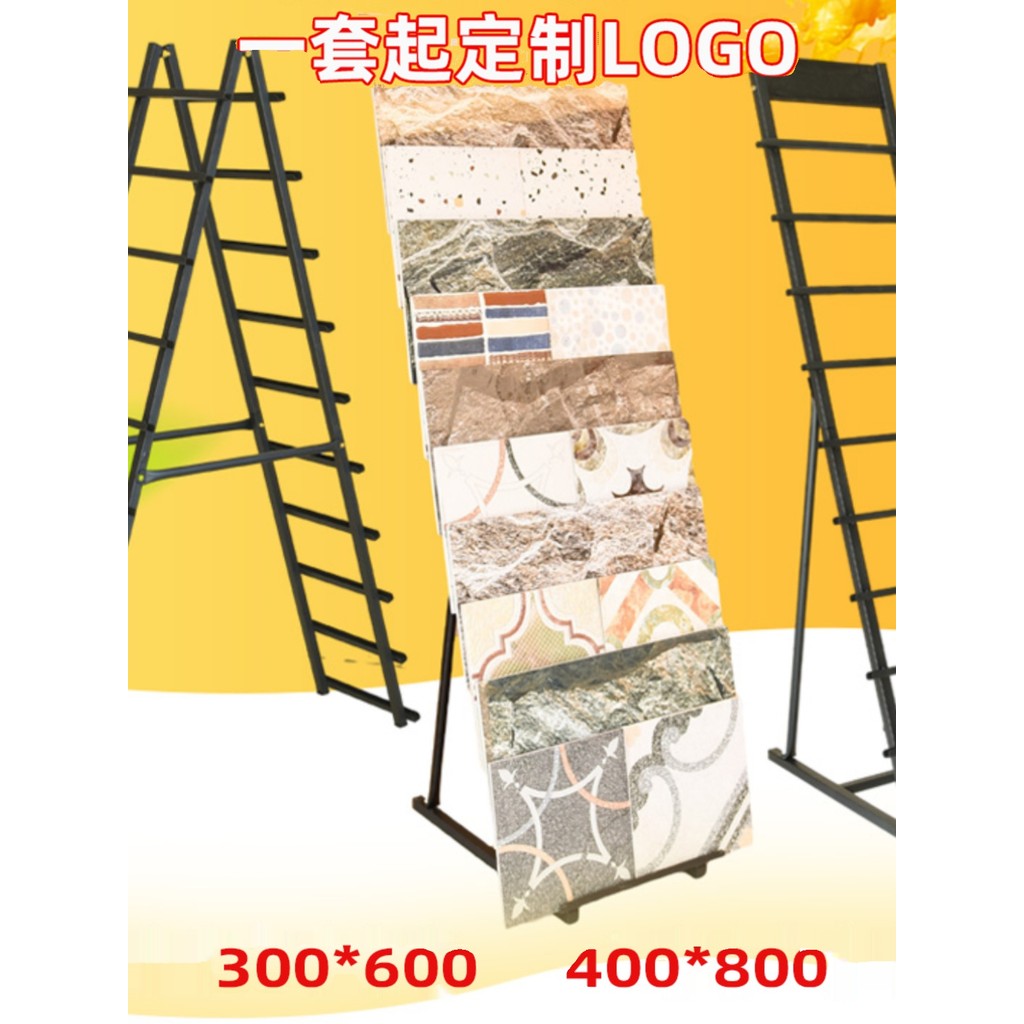 ขาตั้งแสดงกระเบื้องมัลติฟังก์ชัน Fangruida 300600 กระเบื้องผนังลายไม้ ...