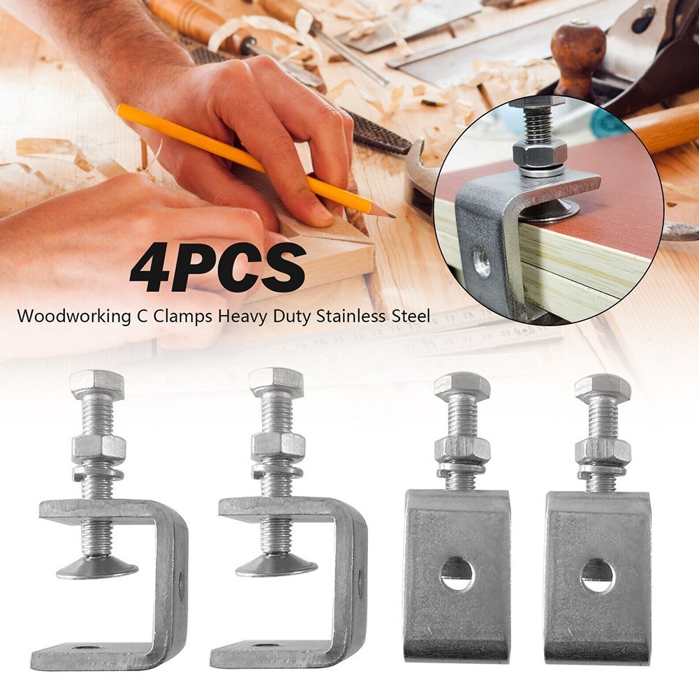 [LVDN ] 4x สแตนเลส C Clamps Tiger Clamp สําหรับติดตั ้ ง U Clamps Small ...
