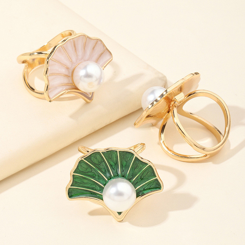 Pearl Shell Shape ผ ้ าพันคอผ ้ าไหมหัวเข ็ มขัดคงที ่ ผ ้ าพันคอ ...