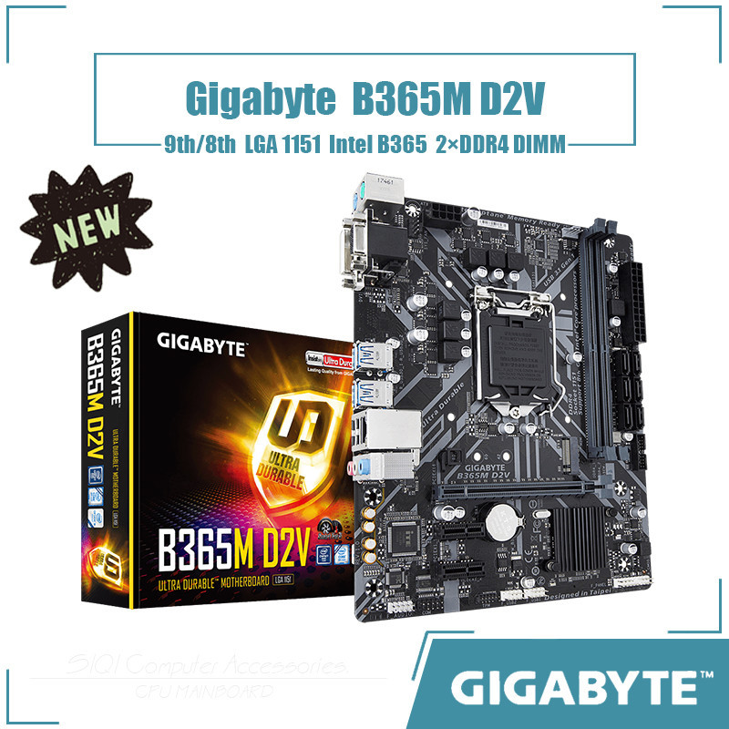 Gigabyte B365M D2V เมนบอร์ด LGA 1151 2xDDR4 DIMM ใช้ Intel B365 ชิปเซ็ต ...
