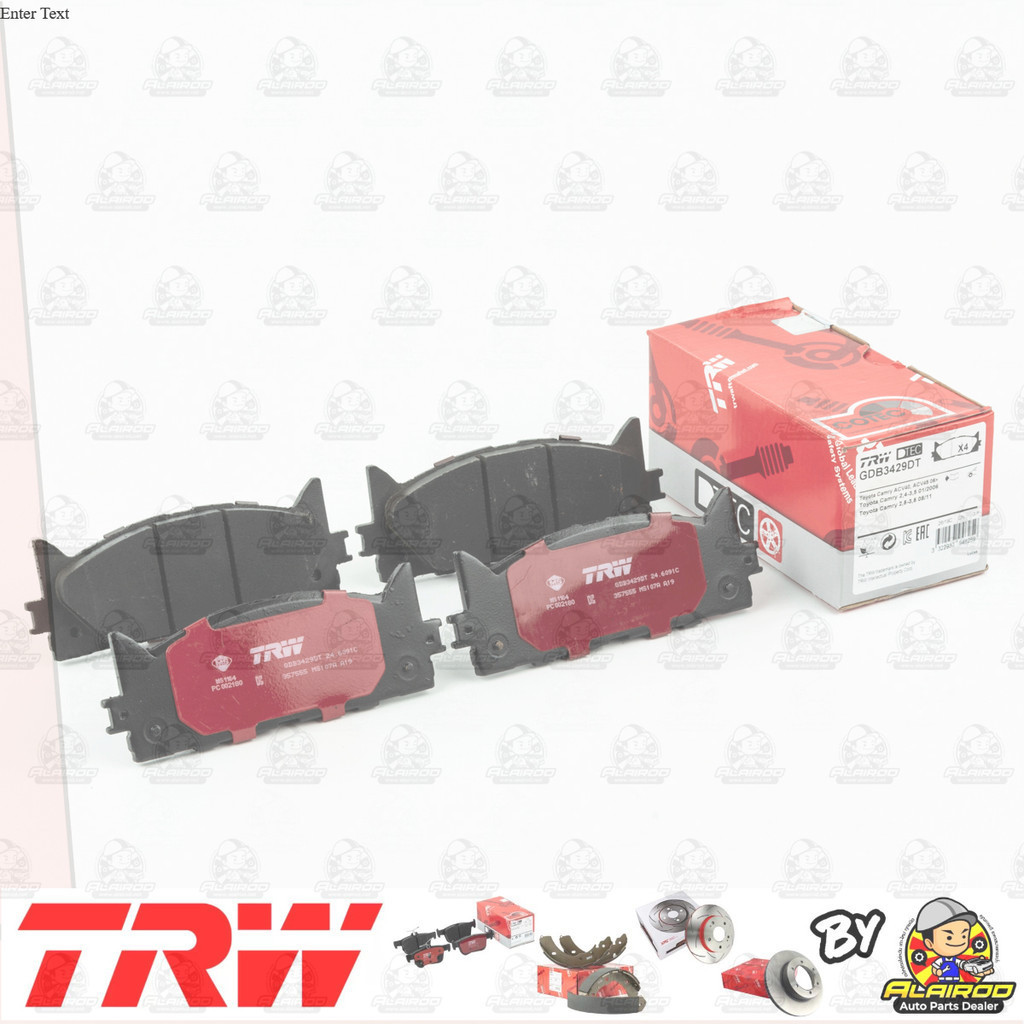 TRW ตัว TOP DTEC ผ้าเบรคหน้า Camry, Camry Hybrid ASV50,ACV50,AHV50 ปี 2012-2018 GDB 3429 DT ...