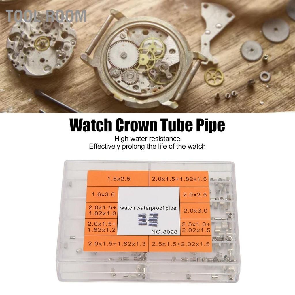 Tool Room นาฬิกา Crown Tube Pipe กันน้ำขนาดผสมสแตนเลส Pipes Assortment ...