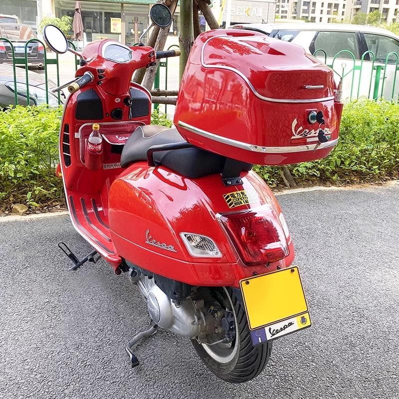 คุณภาพดี Vespa 150 Sprint กล ่ องท ้ ายรถจักรยานยนต ์ gts300Vespa Retro ...